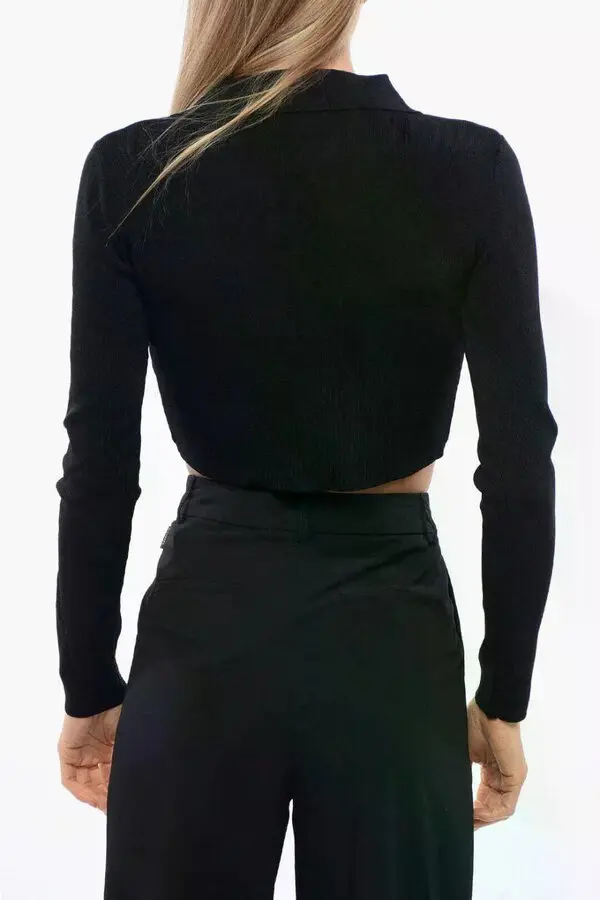 John Richmond Cropped Slim-fit Cardigan