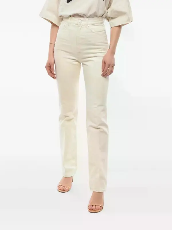 MADE IN TOMBOY Erica Straight-leg Jeans - Neutrals