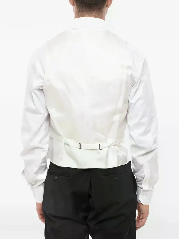 Corneliani Embroidered Double-breasted Waistcoat