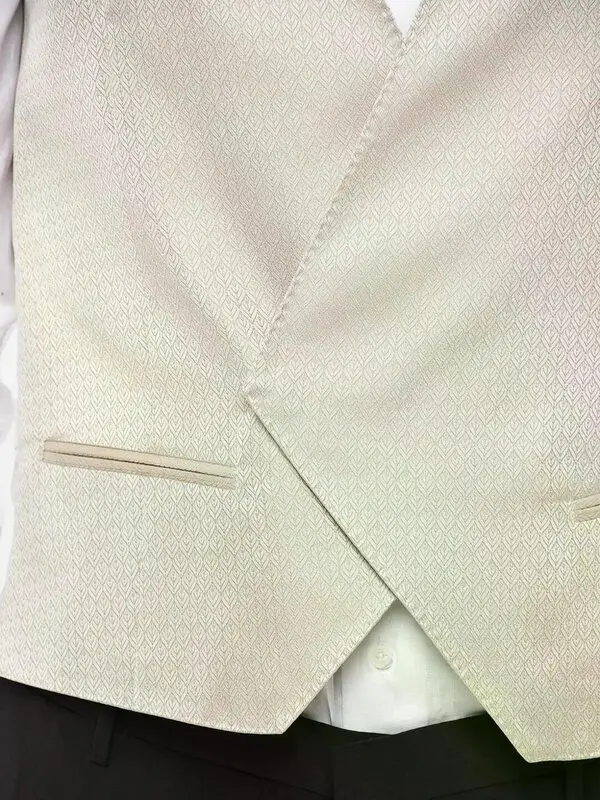 Corneliani Embroidered Double-breasted Waistcoat