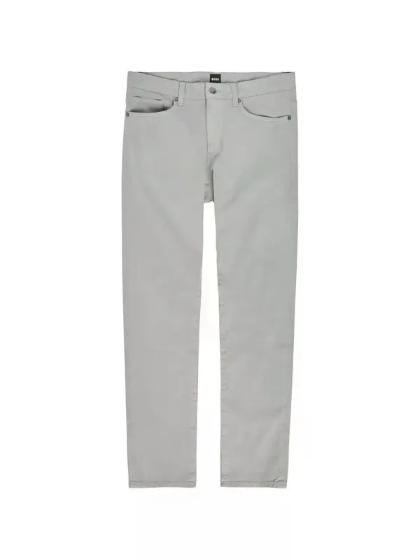 BOSS Delaware Logo-patch Trousers - Grey