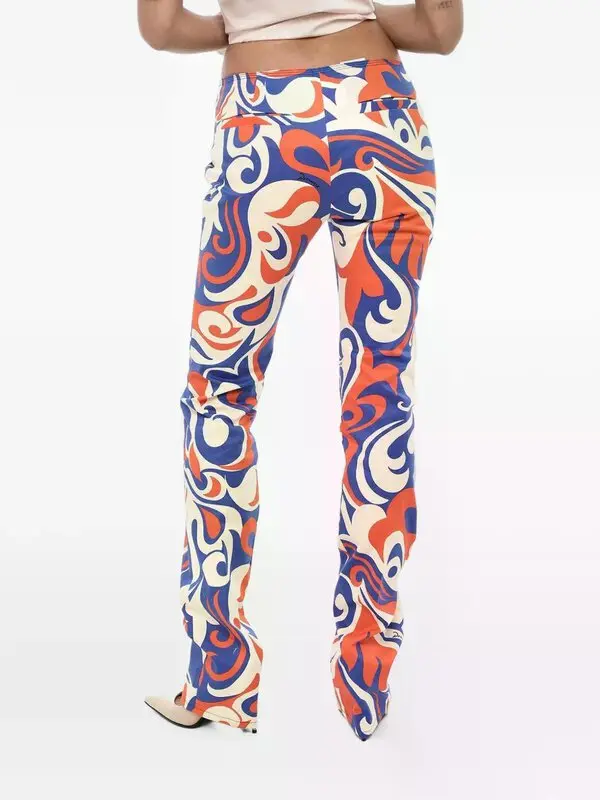 Dsquared2 Patterned Cut-out Trousers