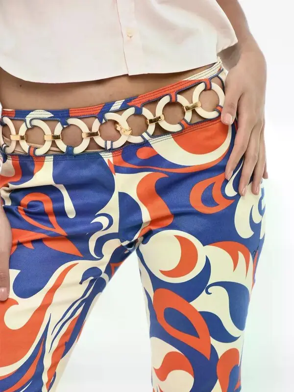 Dsquared2 Patterned Cut-out Trousers