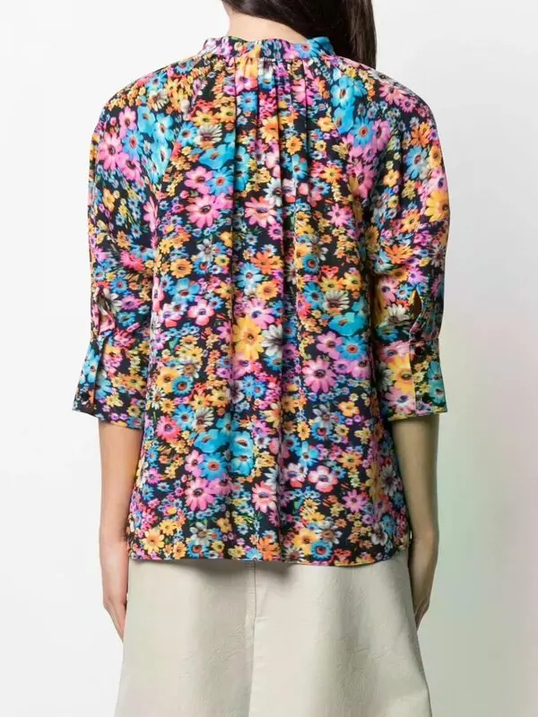 Stella McCartney Sophie Floral Print Blouse