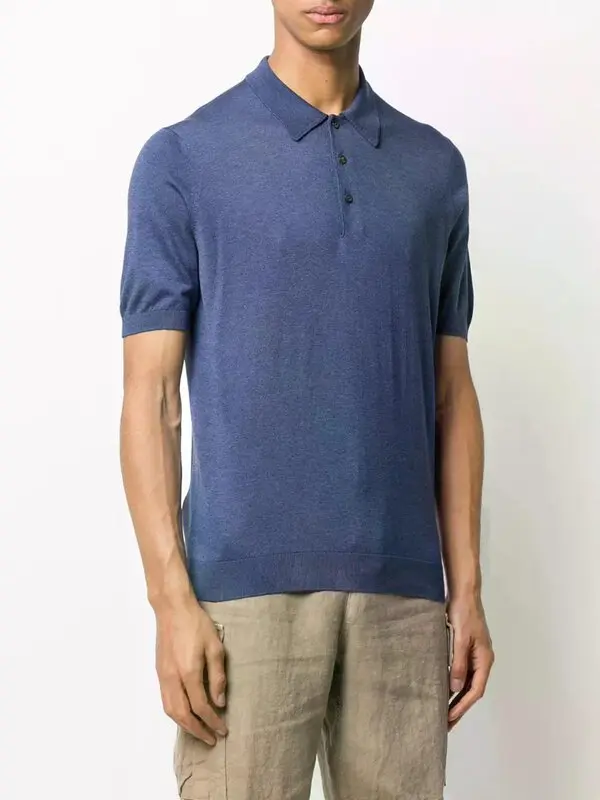 BARBA NAPOLI Solid-color Polo Shirt