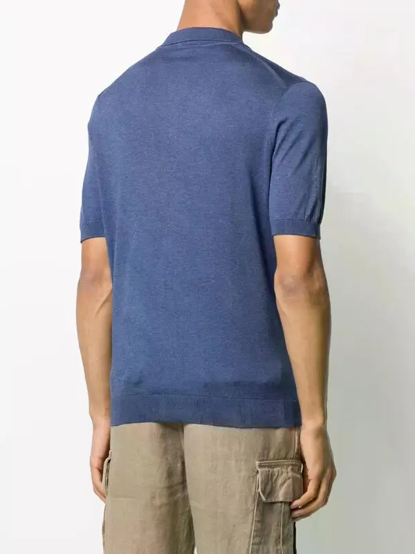 BARBA NAPOLI Solid-color Polo Shirt