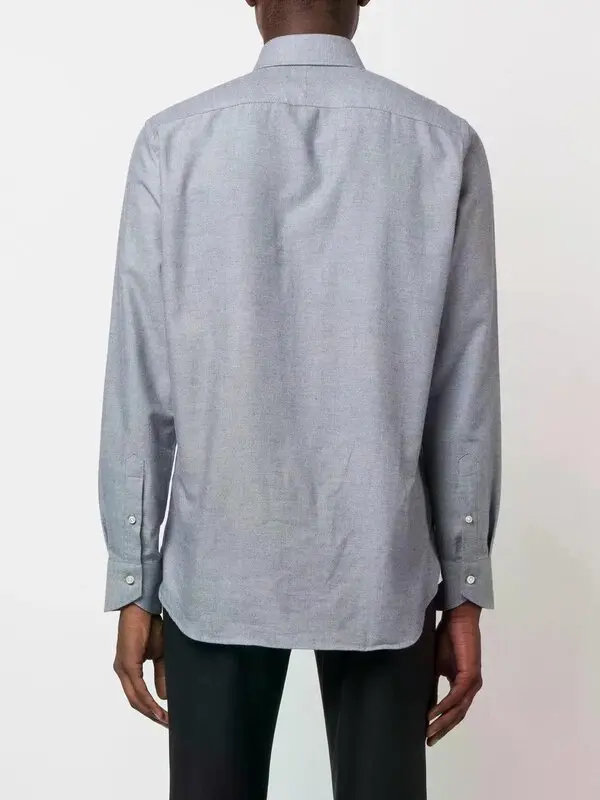 Canali Buttoned-up Long-sleeved Shirt
