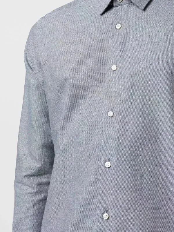 Canali Buttoned-up Long-sleeved Shirt
