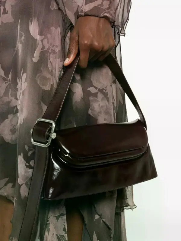 OSOI Buckle-detail Leather Shoulder Bag