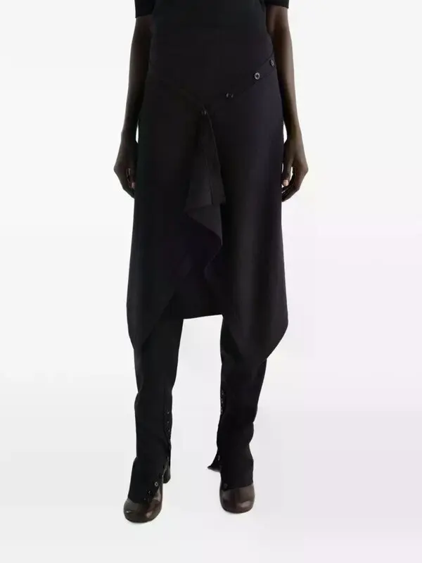 LEMAIRE Buttoned Skirt In Merino Wool Blend