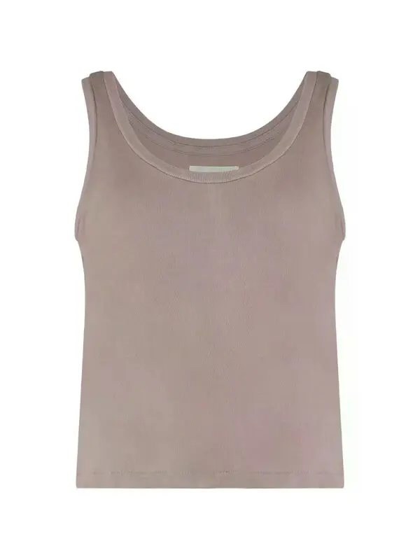 The Great. Scoop-neck Tank Top - Neutrals