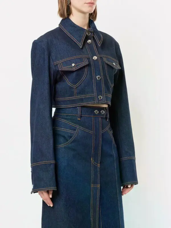 ELLERY Shevall Panelled Denim Jacket