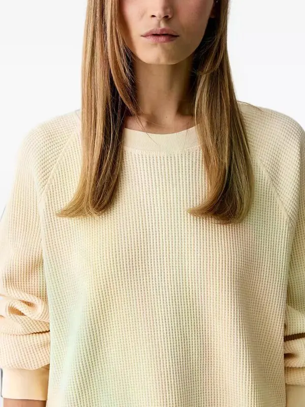 American Vintage Waffle-knit Raglan-sleeve Sweater