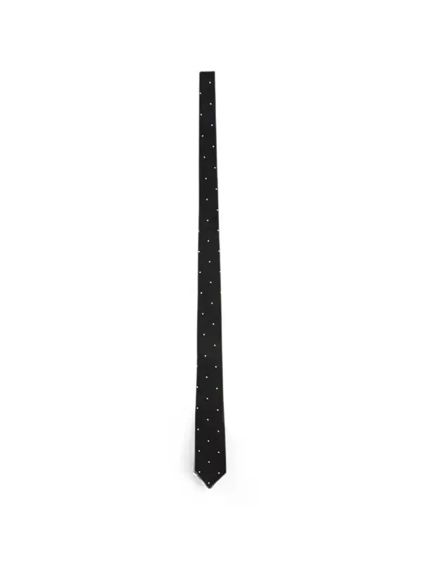 TOM FORD Polka-dot Tie - Black