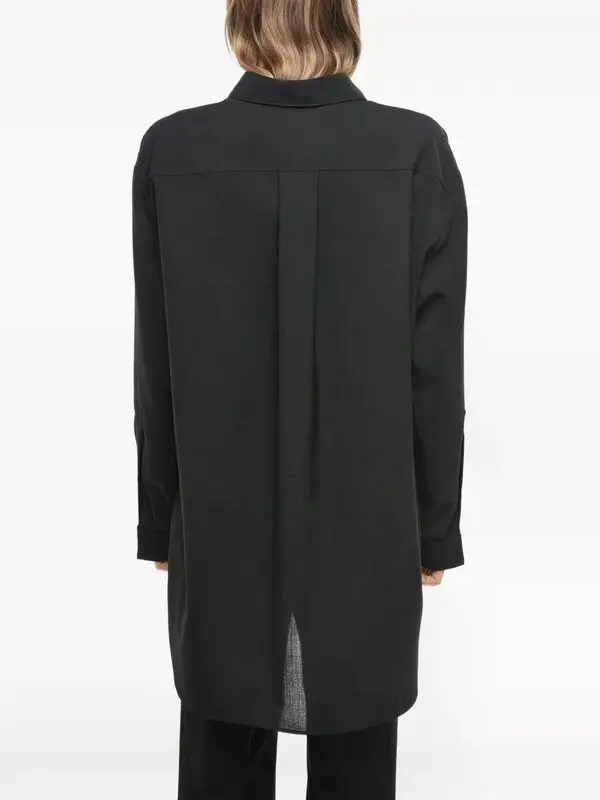 SUPER BLOND Patch-pocket Wool Shirt