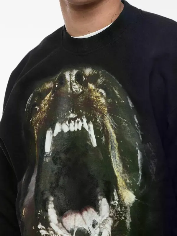 1989 STUDIO Graphic-print Brushed-cotton Sweatshirt