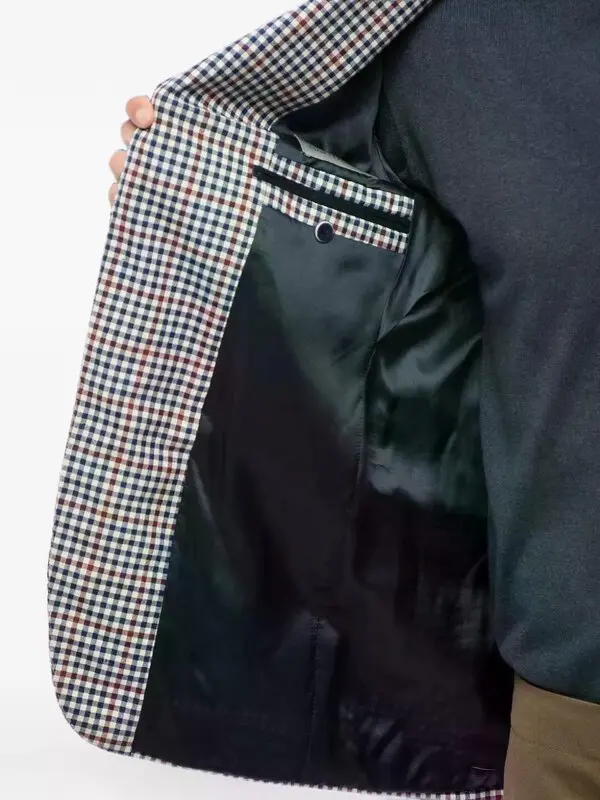 Corneliani Checked Wool Blazer
