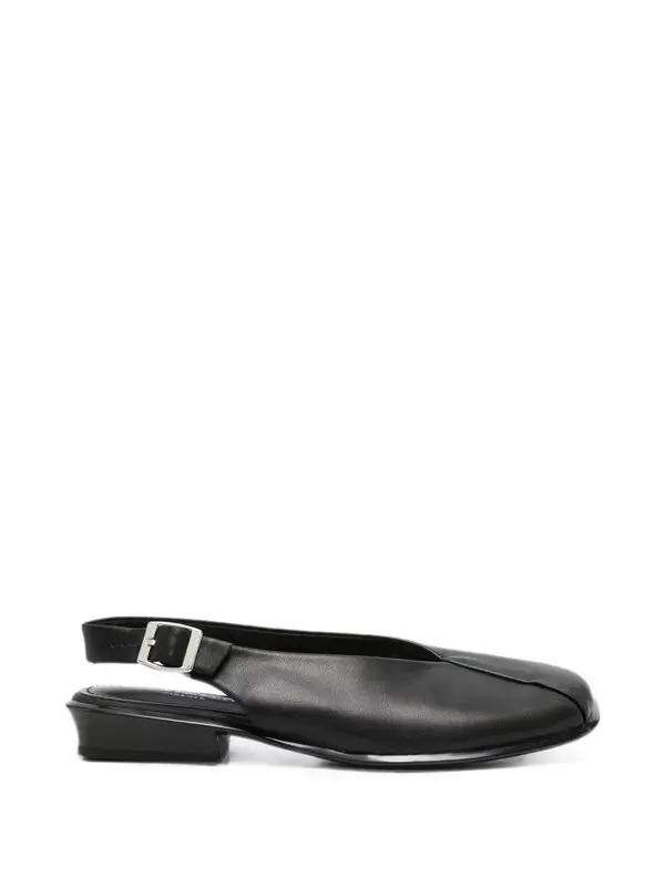 SERGIO MORETTI FIRENZE Slingback Square-toe Pumps