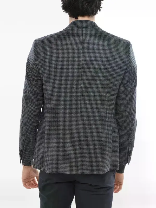 Corneliani Nino Danieli Checked Single-breasted Blazer