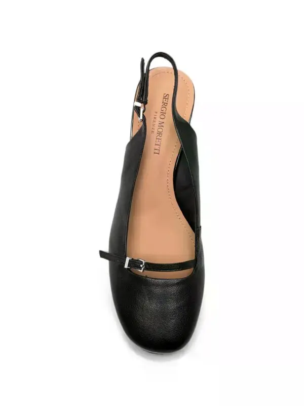 SERGIO MORETTI FIRENZE Buckle-detail Slingback Pumps