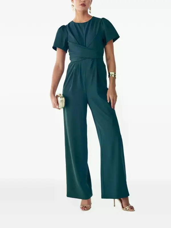 ST MRLO Crossover-waist Jumpsuit - Blue