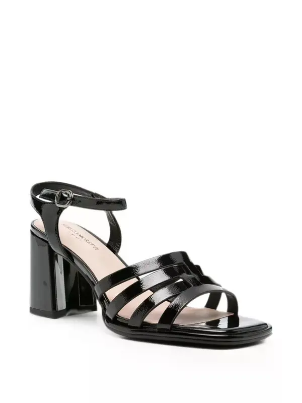 SERGIO MORETTI FIRENZE Patent Cage Sandals