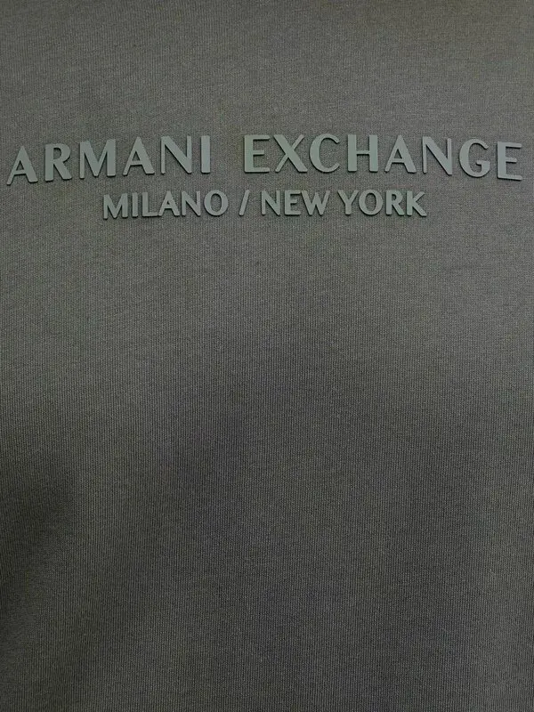Armani Exchange Logo-embossed Cotton T-shirt