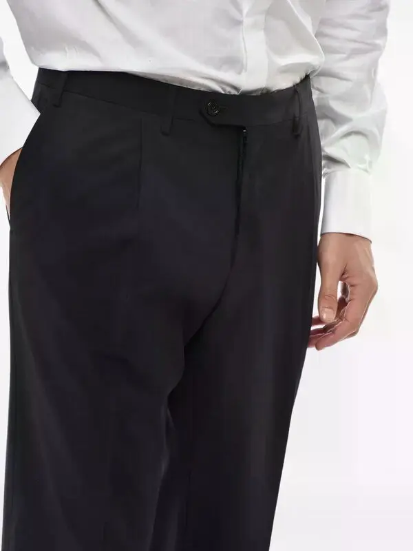 Corneliani Pressed-crease Straight-leg Trousers