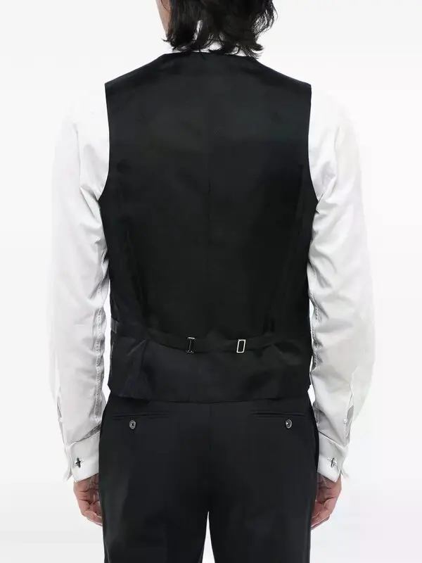 Corneliani Embroidered Silk Waistcoat