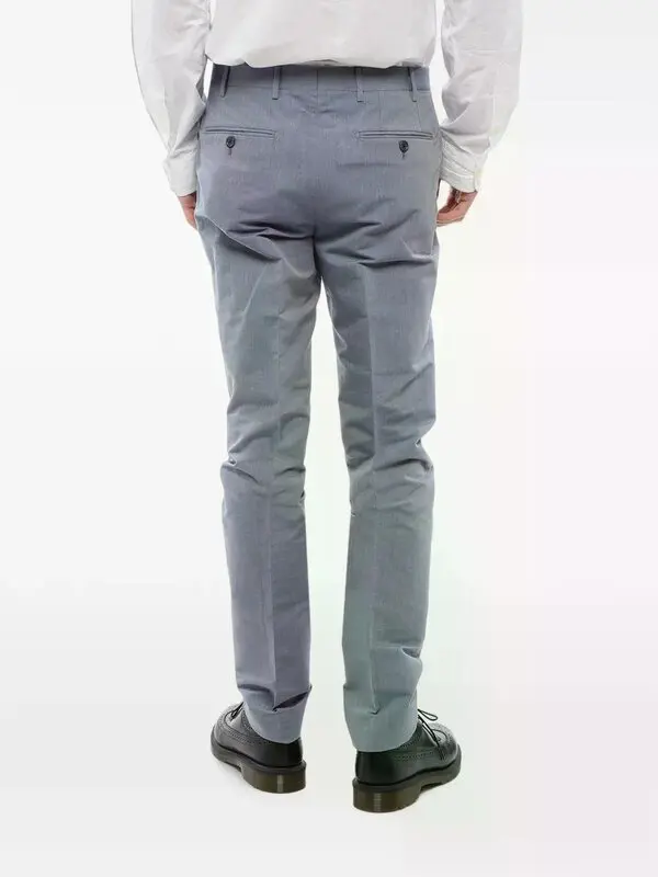 Corneliani Cotton-piqué Tailored Trousers