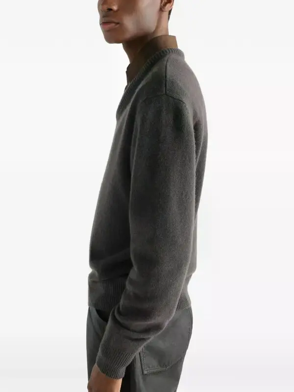 LEMAIRE V-neck Sweater In Cashmere