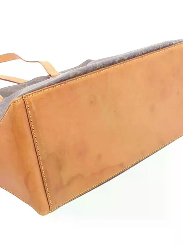 LOUIS VUITTON 2001 Monogram Cabas Mezzo Tote Bag