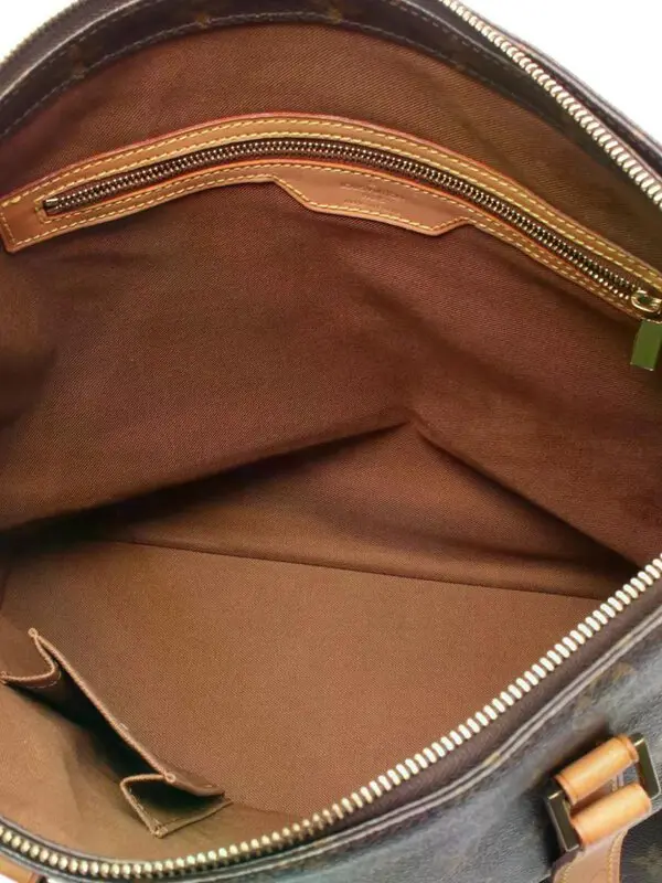 LOUIS VUITTON 2001 Monogram Cabas Mezzo Tote Bag