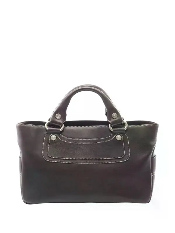 Celine 2000-2026 Calfskin Boogie Handbag - Brown