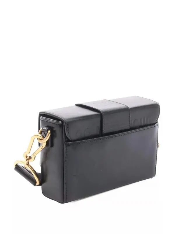 Dior 2019-2024 Box Calfskin 30 Montaigne Box Bag Crossbody Bag - Black