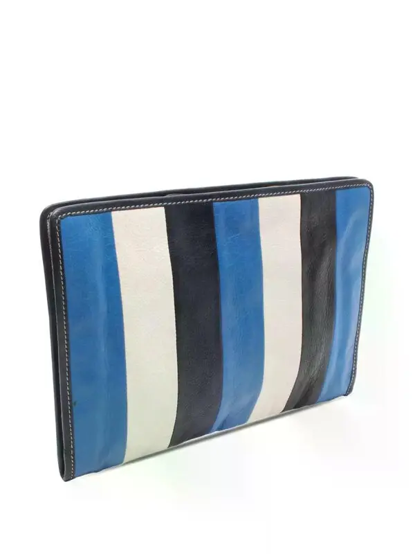 Balenciaga Lambskin Bazar Clutch Bag