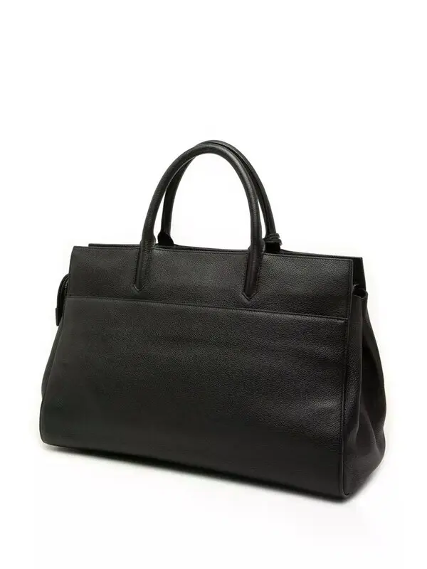 Saint Laurent 2015 Medium Grained Calfskin Cabas Rive Gauche Satchel