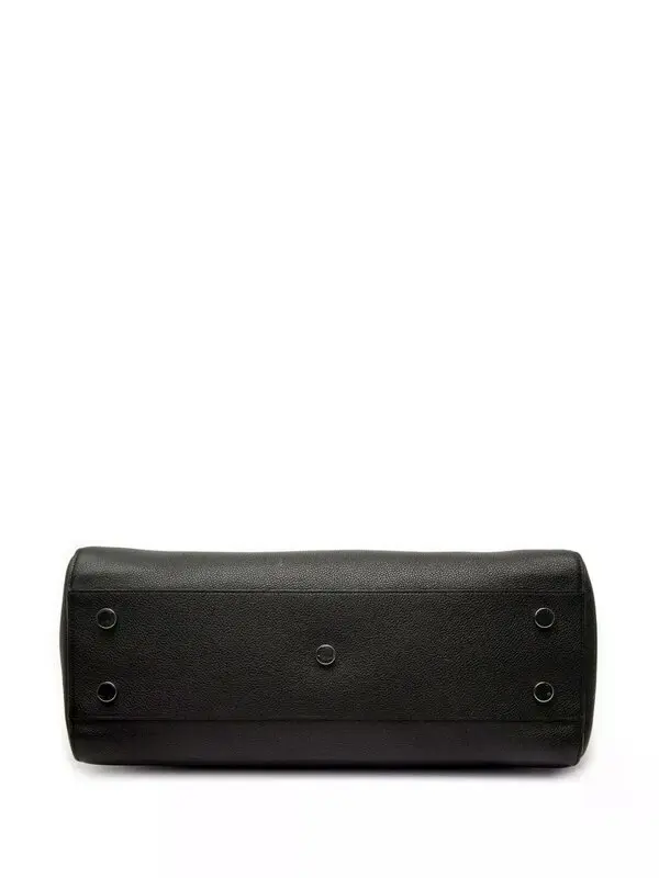 Saint Laurent 2015 Medium Grained Calfskin Cabas Rive Gauche Satchel