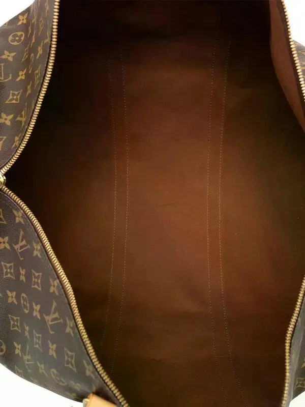 LOUIS VUITTON Monogram Keepall Bandouliere 60 Travel Bag