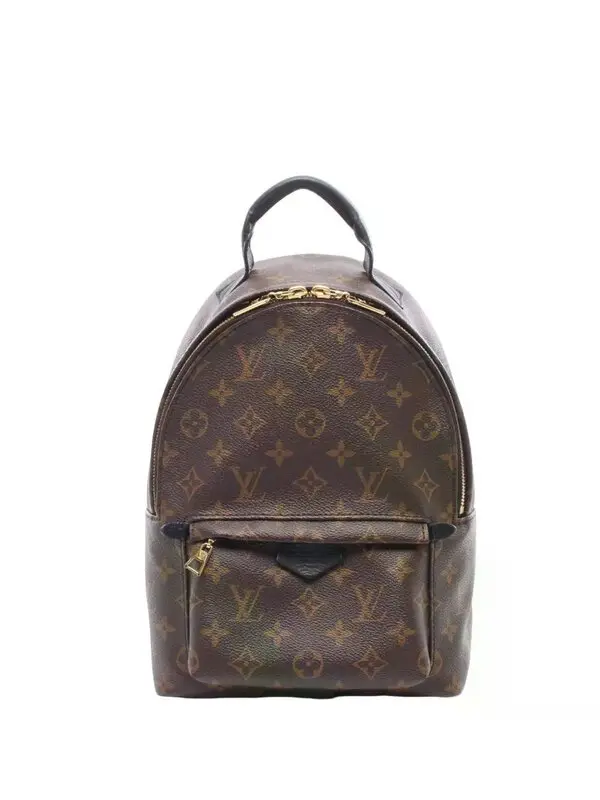 LOUIS VUITTON 2019 Monogram Palm Springs Pm Backpack - Brown