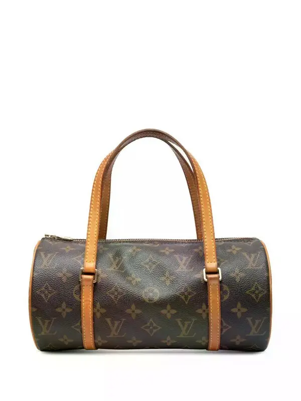 LOUIS VUITTON 2003 Monogram Papillon 28 Handbag - Brown