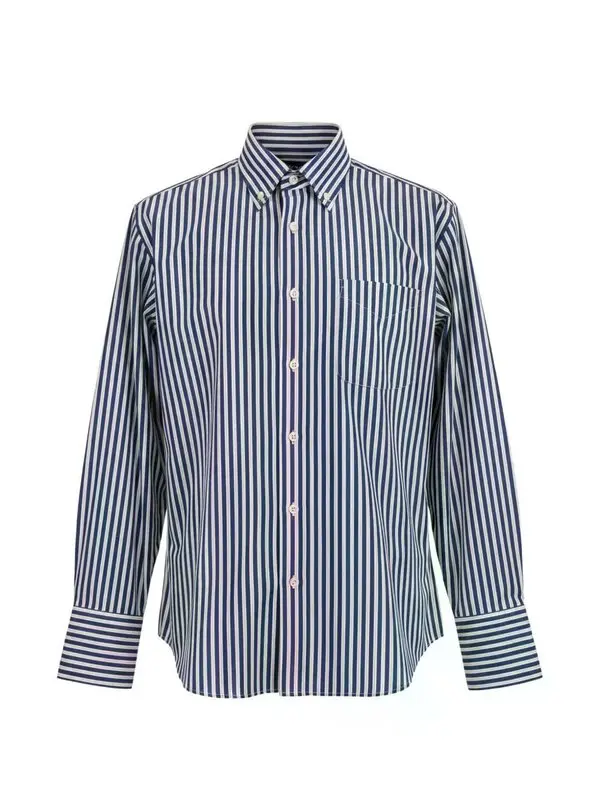 Black Label Striped Button-down Shirt