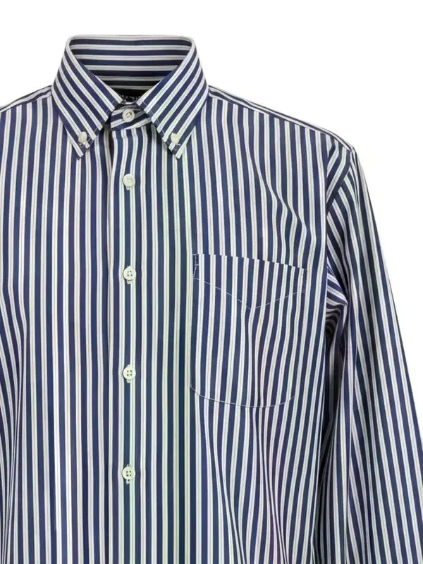 Black Label Striped Button-down Shirt