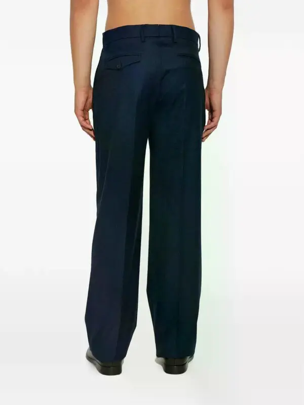 Etro Pleated Wool Trousers