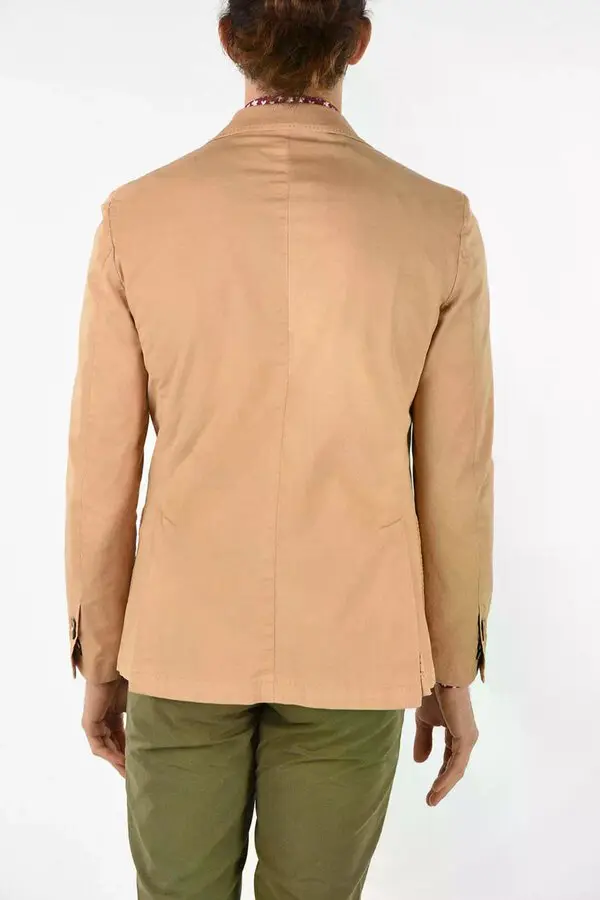 Corneliani Single-breasted Patch-pocket Cotton Blazer