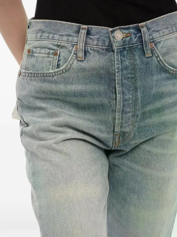 RE/DONE Straight-leg Split-ankle Jeans