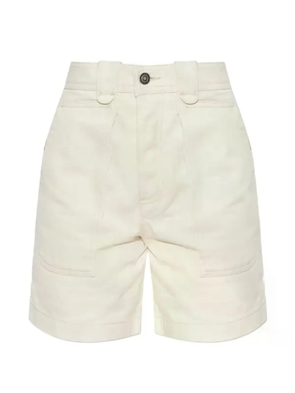 MARANT ETOILE Eveja Denim Shorts - Neutrals