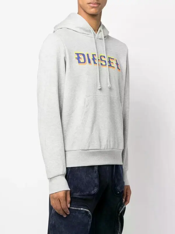DIESEL® Logo-print Drawstring Hoodie