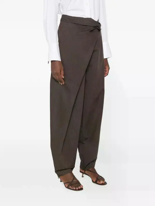 RÓHE Wrap-style Twist-detail Trousers