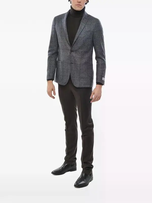 Corneliani Check-pattern Wool Blazer